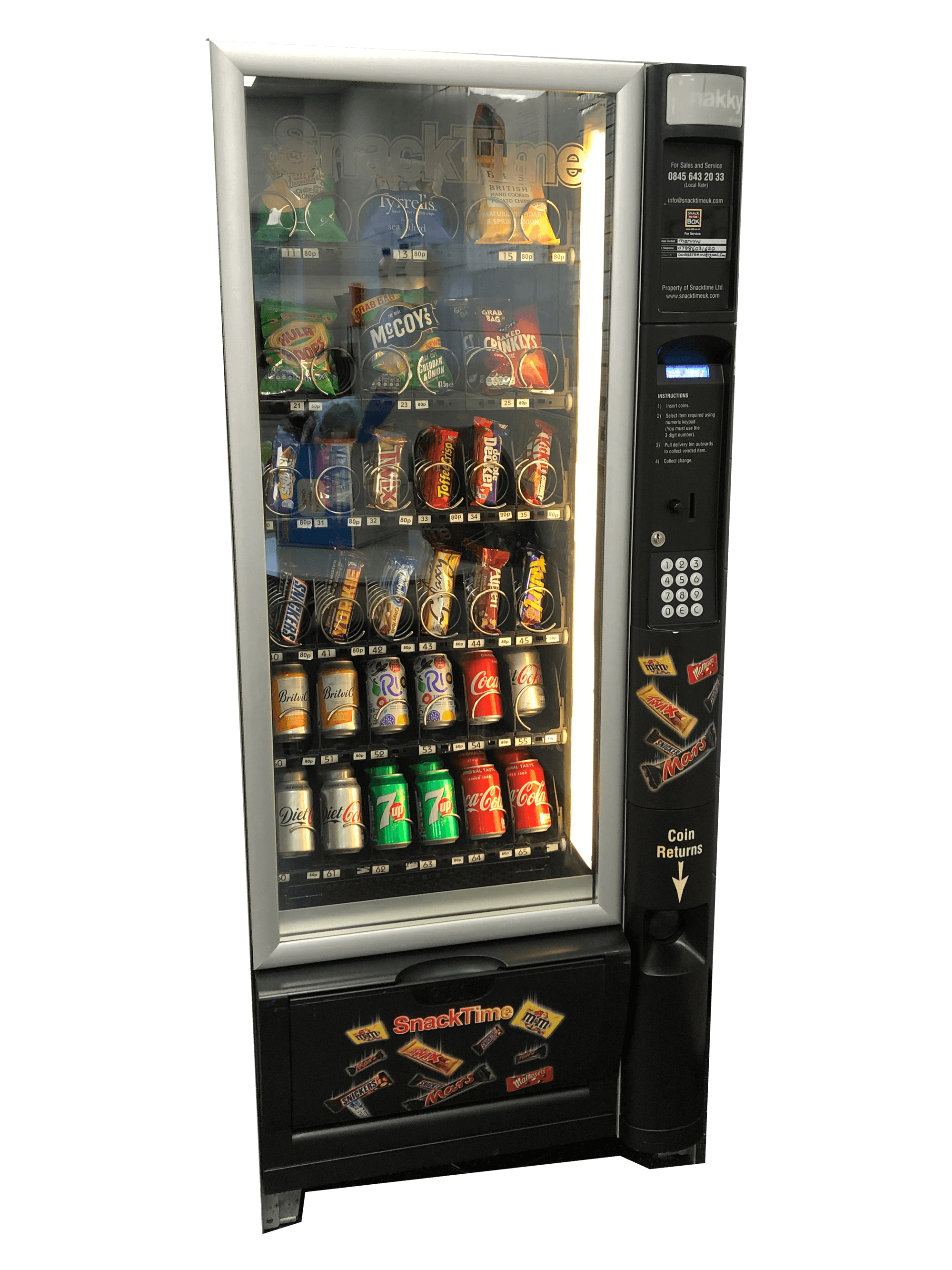 Snakky Combo Vending Machine - West 10 Vending
